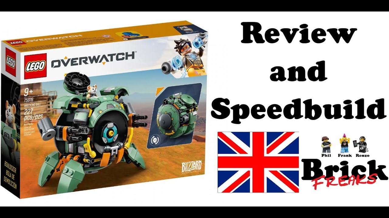 Lego 75976 - Overwatch Wrecking Ball - Review & Speedbuild - YouTube