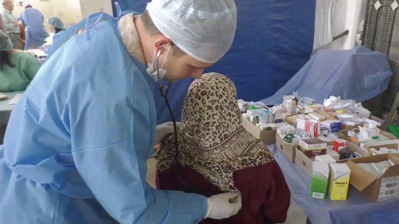 Russian doctors continue their work for medicine aid to syrian citizens ...
