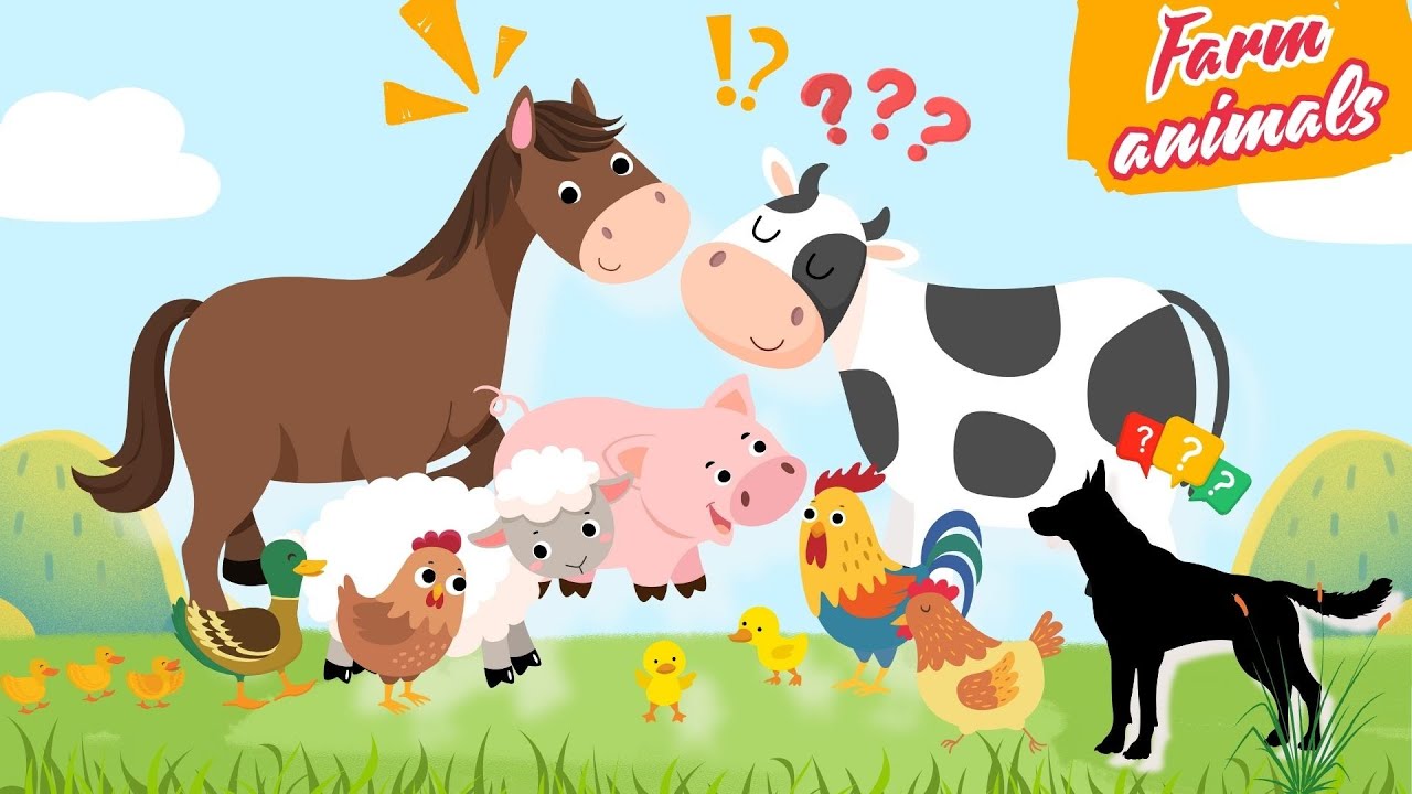 Farm Animals Song - Animals Sounds Song - Walk Around the Farm - YouTube