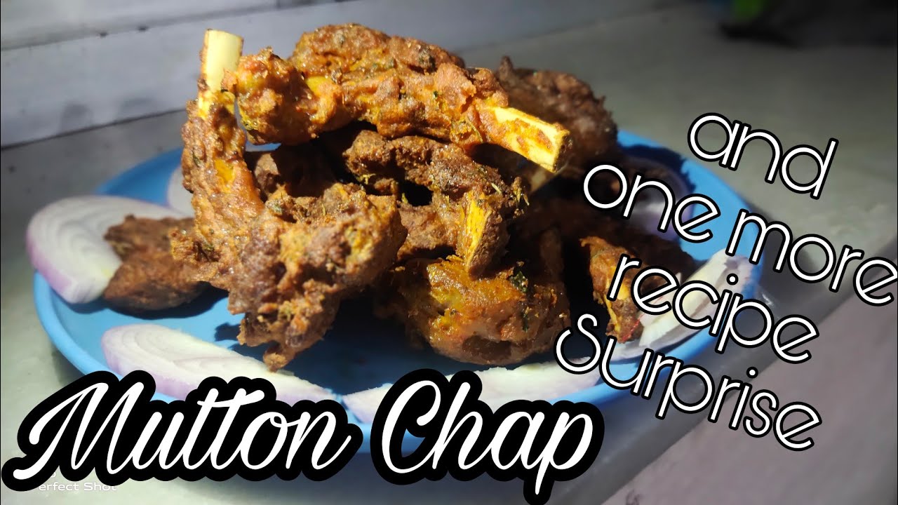 Mutton chap fry and one more surprise recipe - YouTube