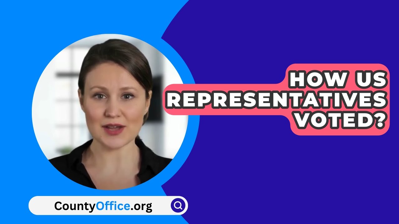 How US Representatives Voted? - CountyOffice.org - YouTube