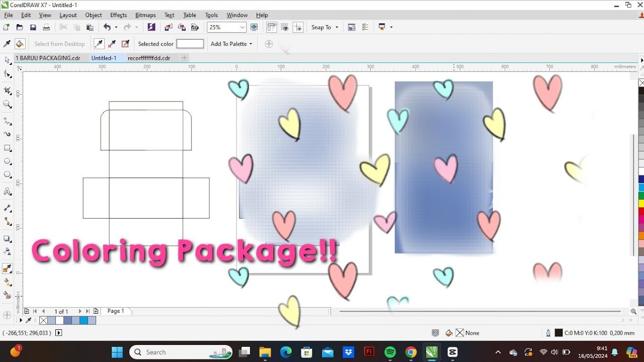 Coloring layout package - YouTube