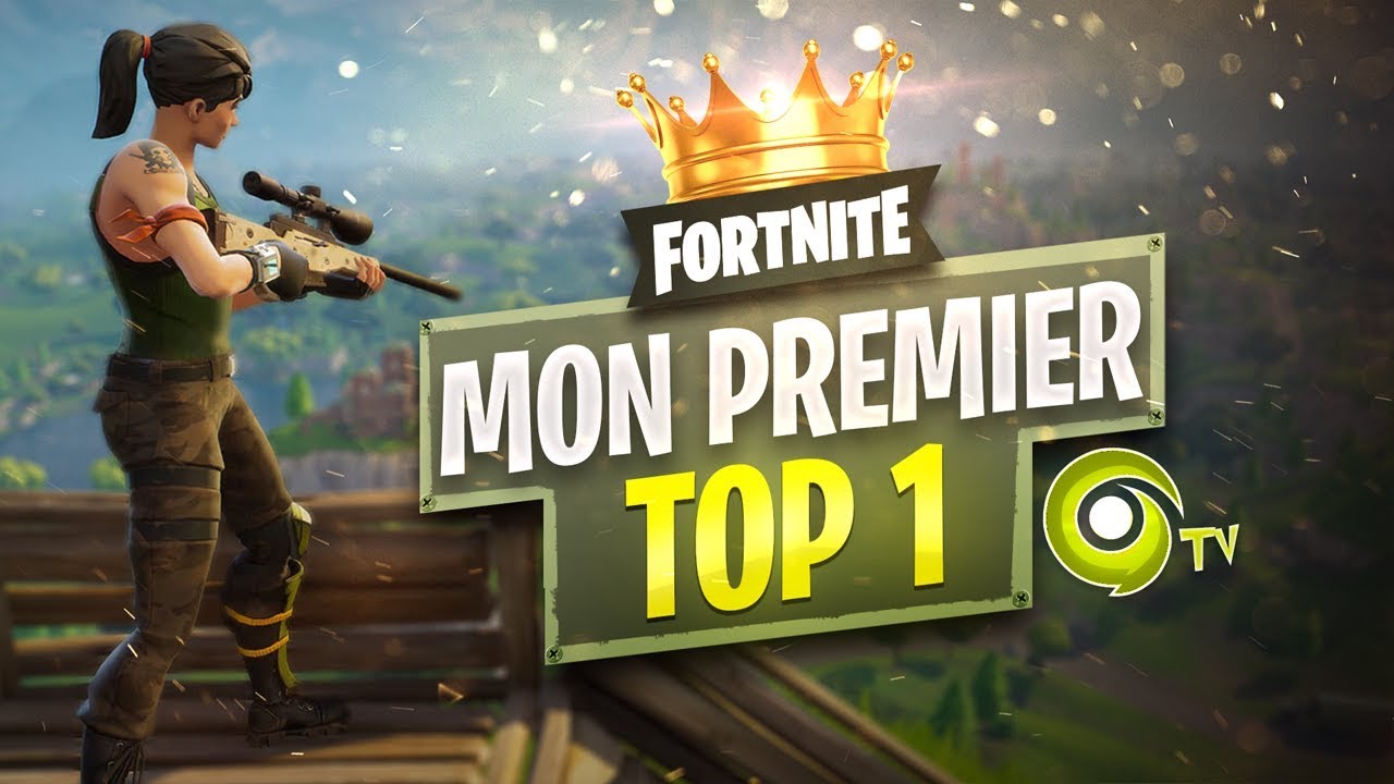 FORTNITE MON PREMIER TOP1 ! - YouTube