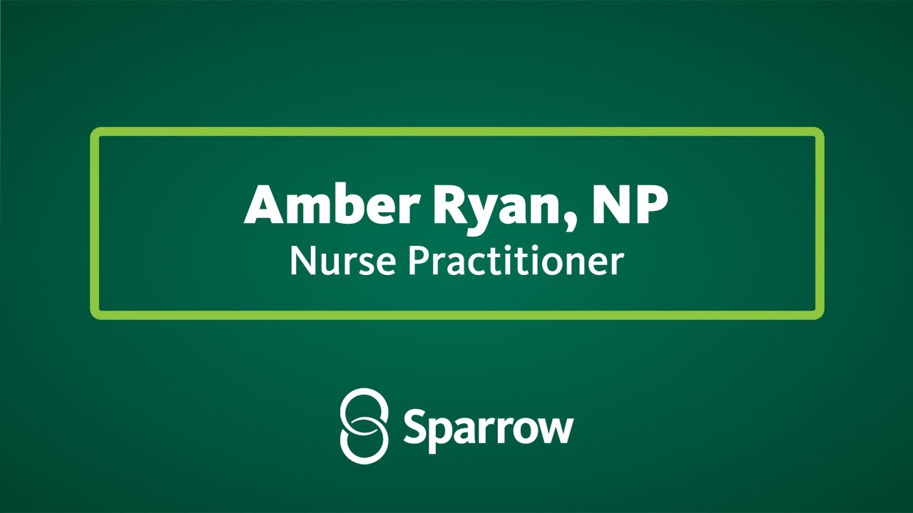Amber Ryan, NP, is a Nurse Practitioner with Sparrow Medical Group ...