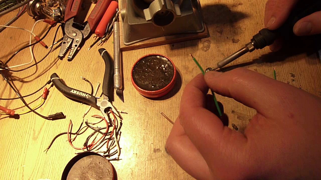 1 Tinning wire ends the quick and easy way - YouTube