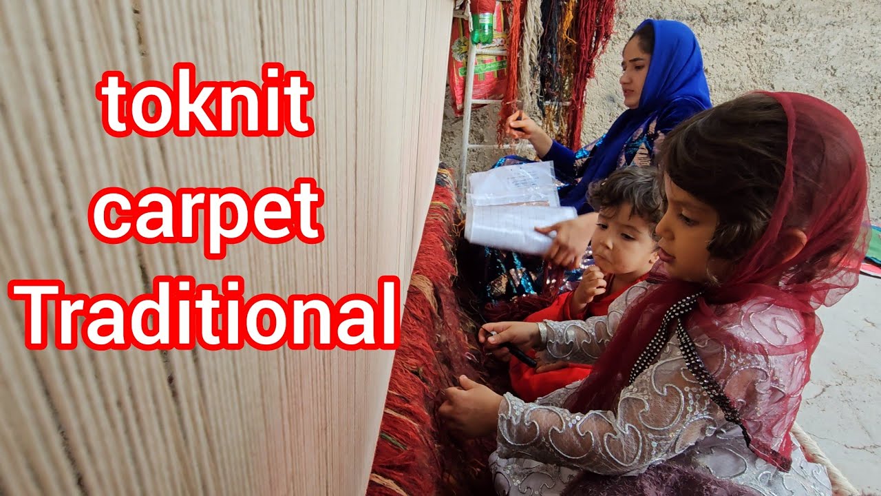 Traditional carpet weaving by the hands of nomadic women - YouTube