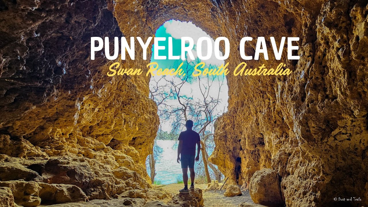 The hidden cave on the bank of Murray river - Punyelroo Cave - YouTube