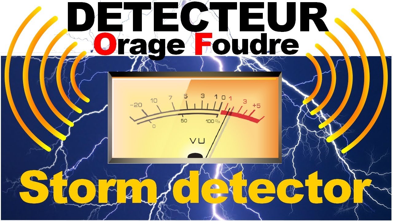 détecteur orage foudre électricité statique électronique TRANSISTOR STORM DETECTOR DIY - YouTube