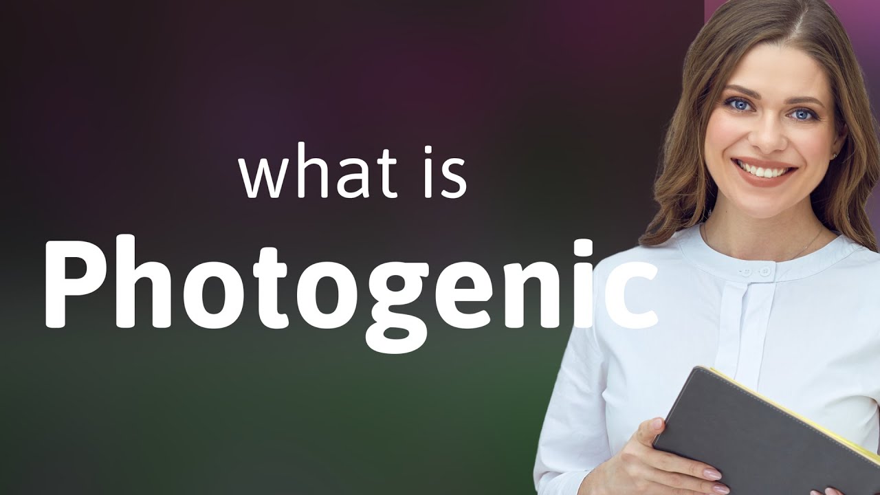 Photogenic | what is PHOTOGENIC meaning - YouTube