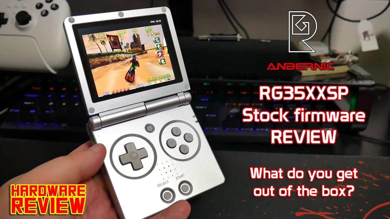 Anbernic RG35XXSP Stock Firmware Review - YouTube