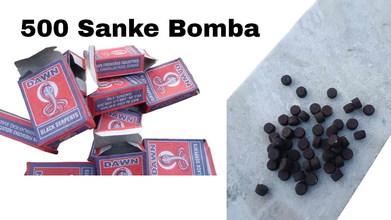 आप देख के चौक जाओगे ज़ब एक साथ 500 SNAKE BOMBS (साफ की गोलिया )को चलाया ...