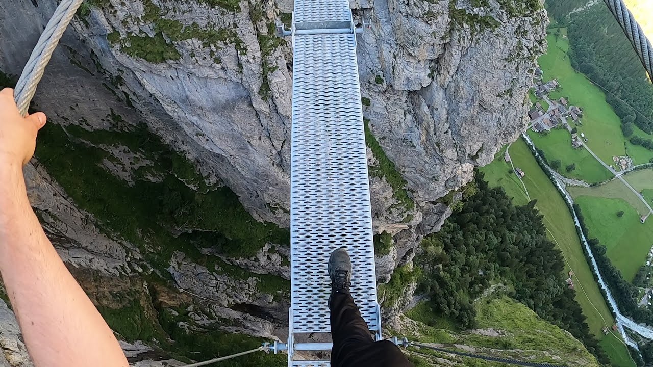 SCARY Rope Bridge - Homeless Adventure Part One - YouTube