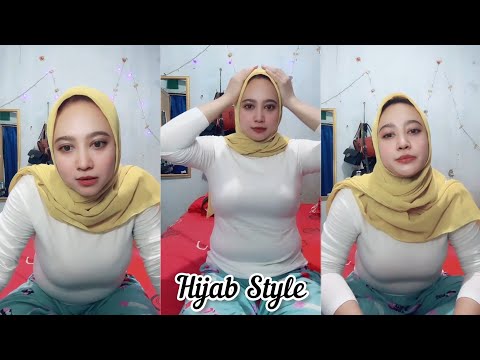 Hijab Style • Tante Hilda Baju Putih Live 