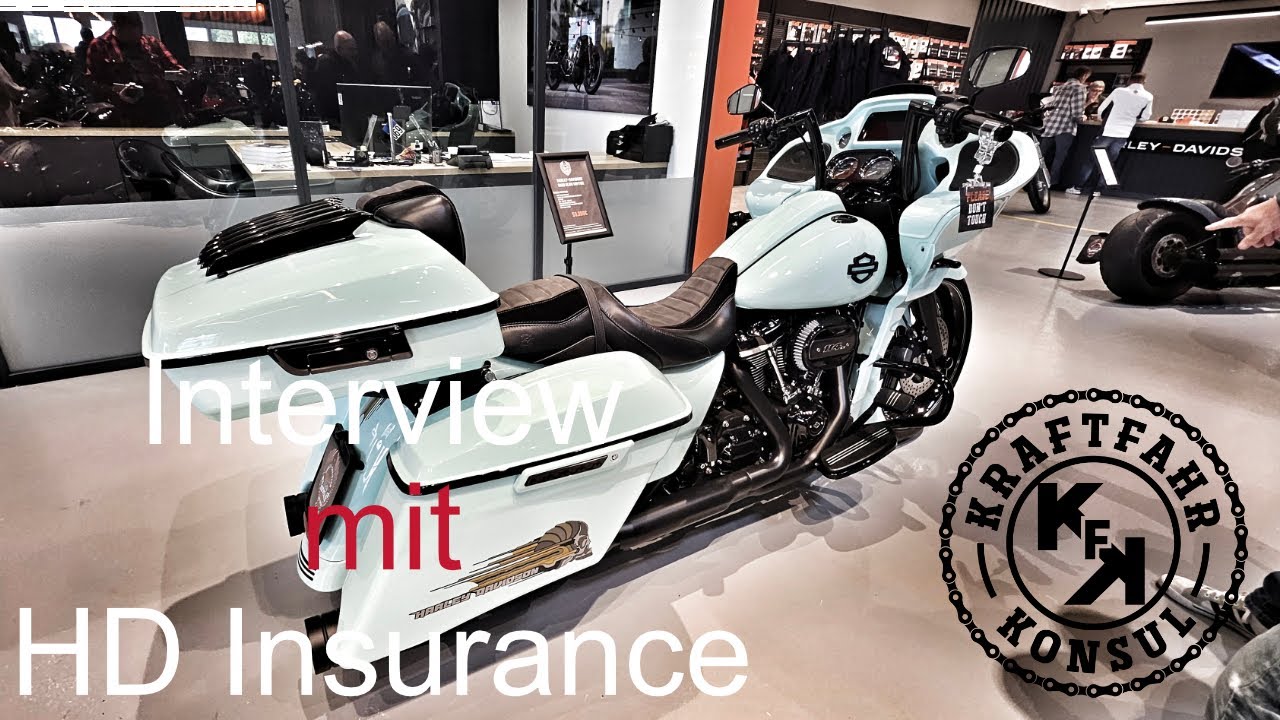 Interview mit dem Harley Davidson Insurance Service - YouTube