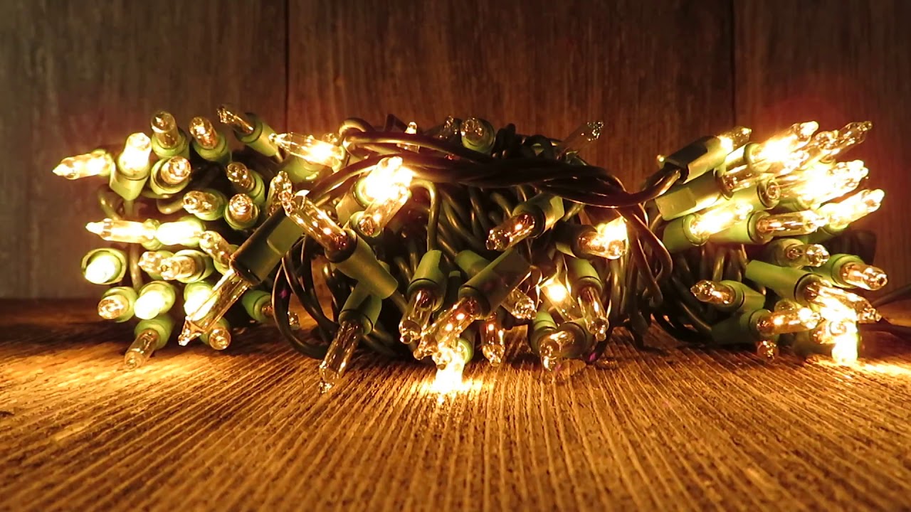 Clear Chaser String Christmas Lights for sale - YouTube