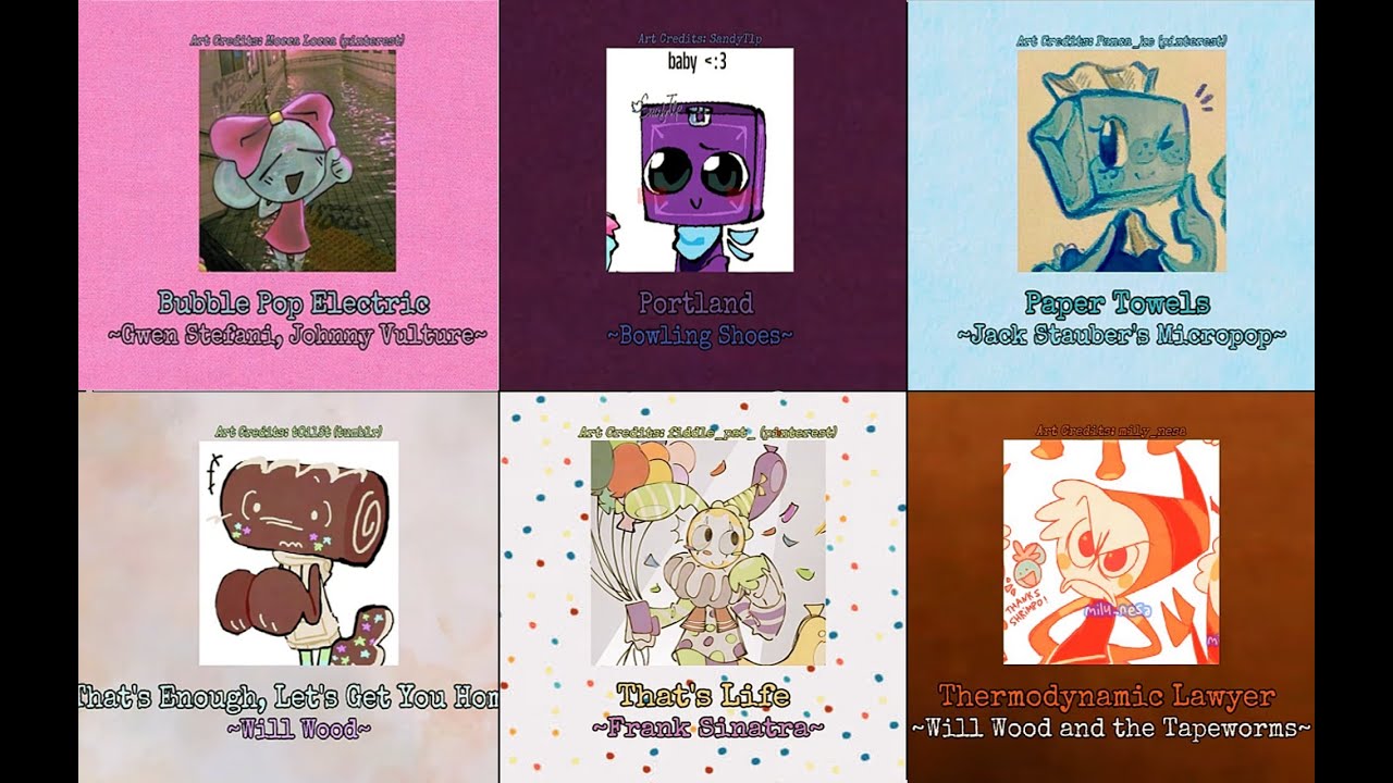 💚Dandy's World ~ Common Toons' Playlists!💚{Poppy, Boxton, Tisha, Cosmo ...