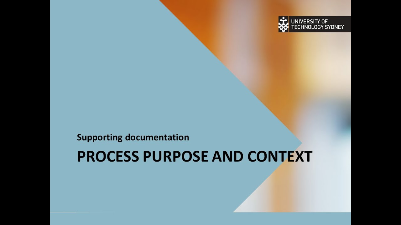 Documentation Purpose and context - YouTube