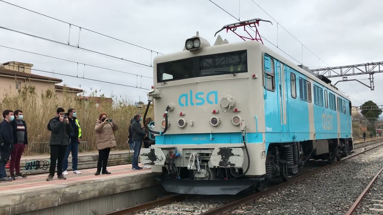 269-415 Alsa MARTA A.Z.A.F.T. Tren Azul Valls - YouTube