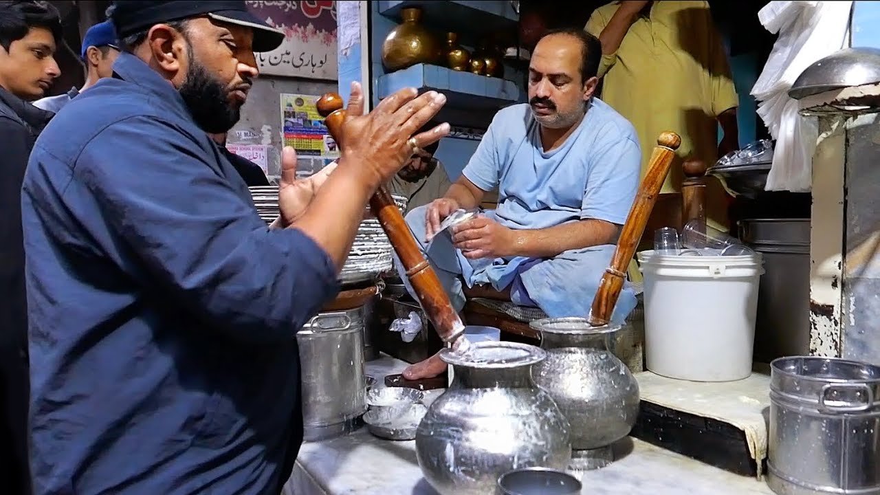 Pakistani Street Food - The BEST LASSI in Lahore Pakistan! - YouTube