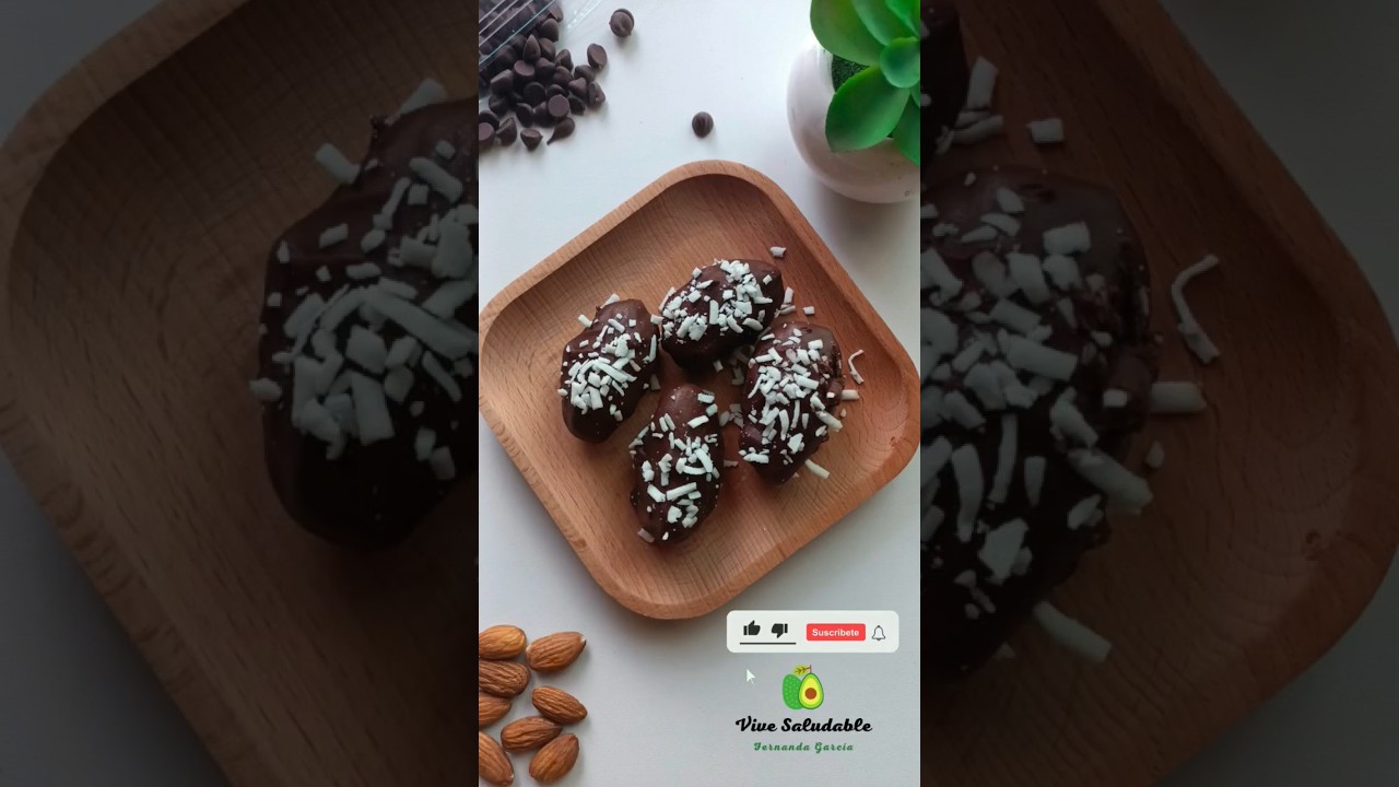 Snickers Almendrado Saludable, Rápido y Fácil - YouTube