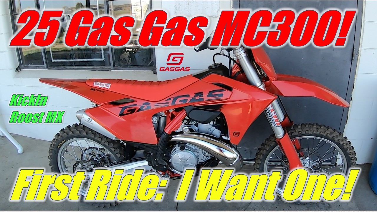 2025 Gas Gas MC300 First Ride Impressions: I Want One! - YouTube