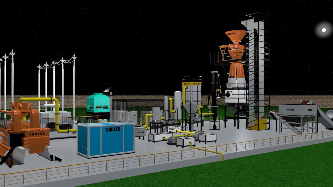 Ankur Downdraft gasifier - YouTube