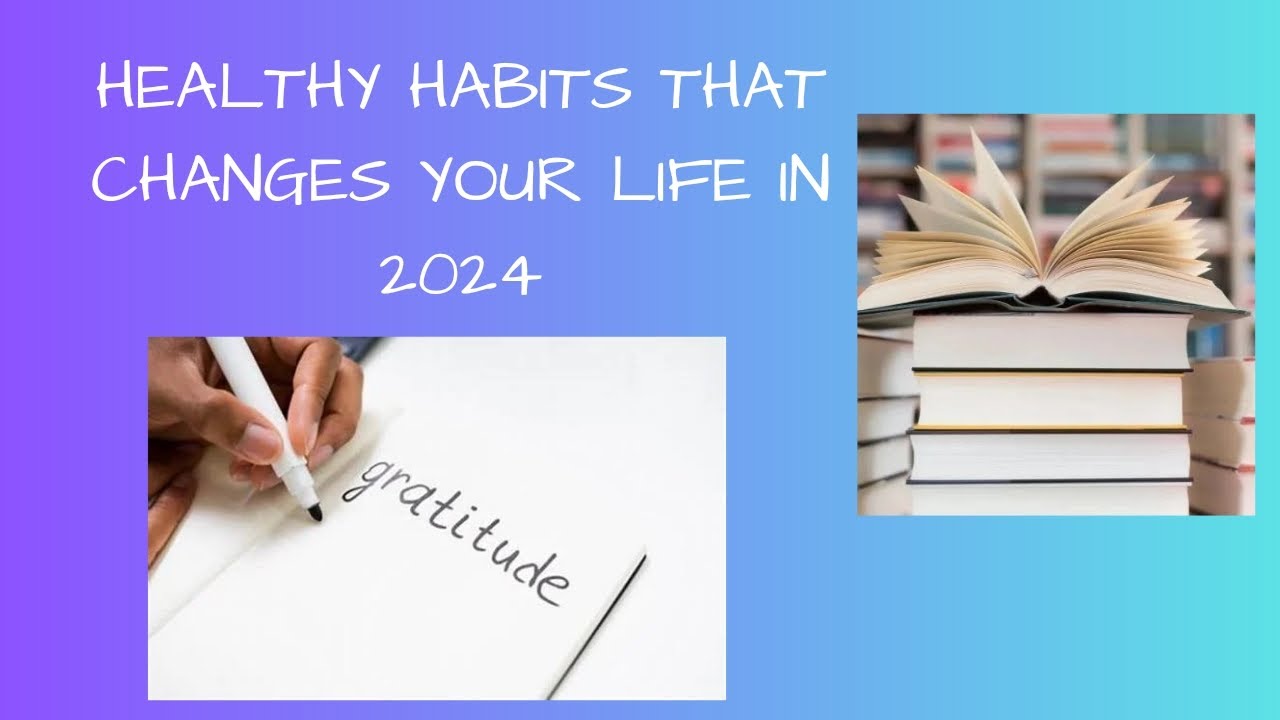 Healthy habits that changes your life in 2024. #motivation #success ...