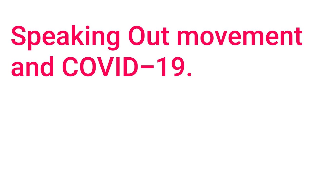 #Wrestling fan #Vlog: Speaking Out movement and The COVID-19 situation ...