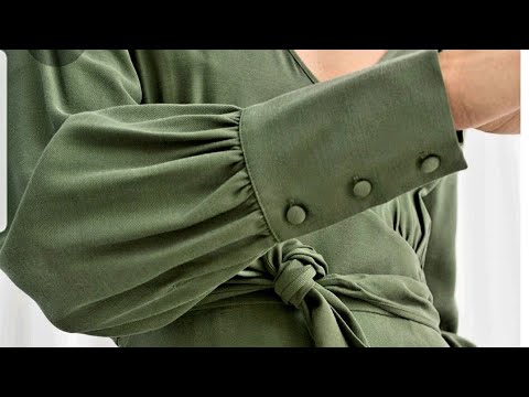 how to make cuff sleeves design - YouTube