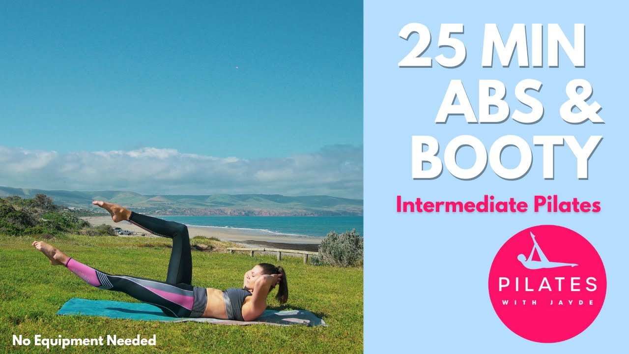 25 Min Abs and Booty | Side Abs/ Obliques Burn (Intermediate) - YouTube
