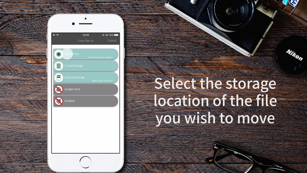 [uDrive App Tutorial] Data Transfer between iOS and uDrive - YouTube
