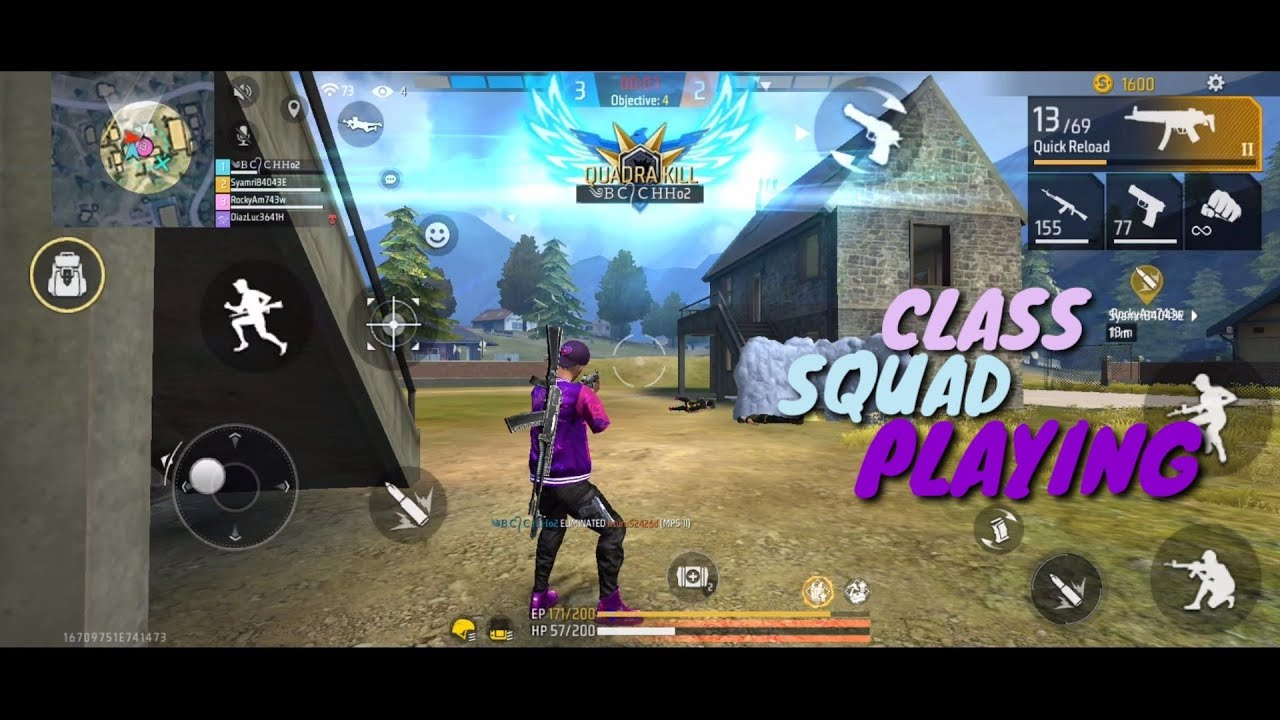 Chhotu_1011 PLAYING CLASS SQUAD GAME PLAY FREE FIRE - YouTube