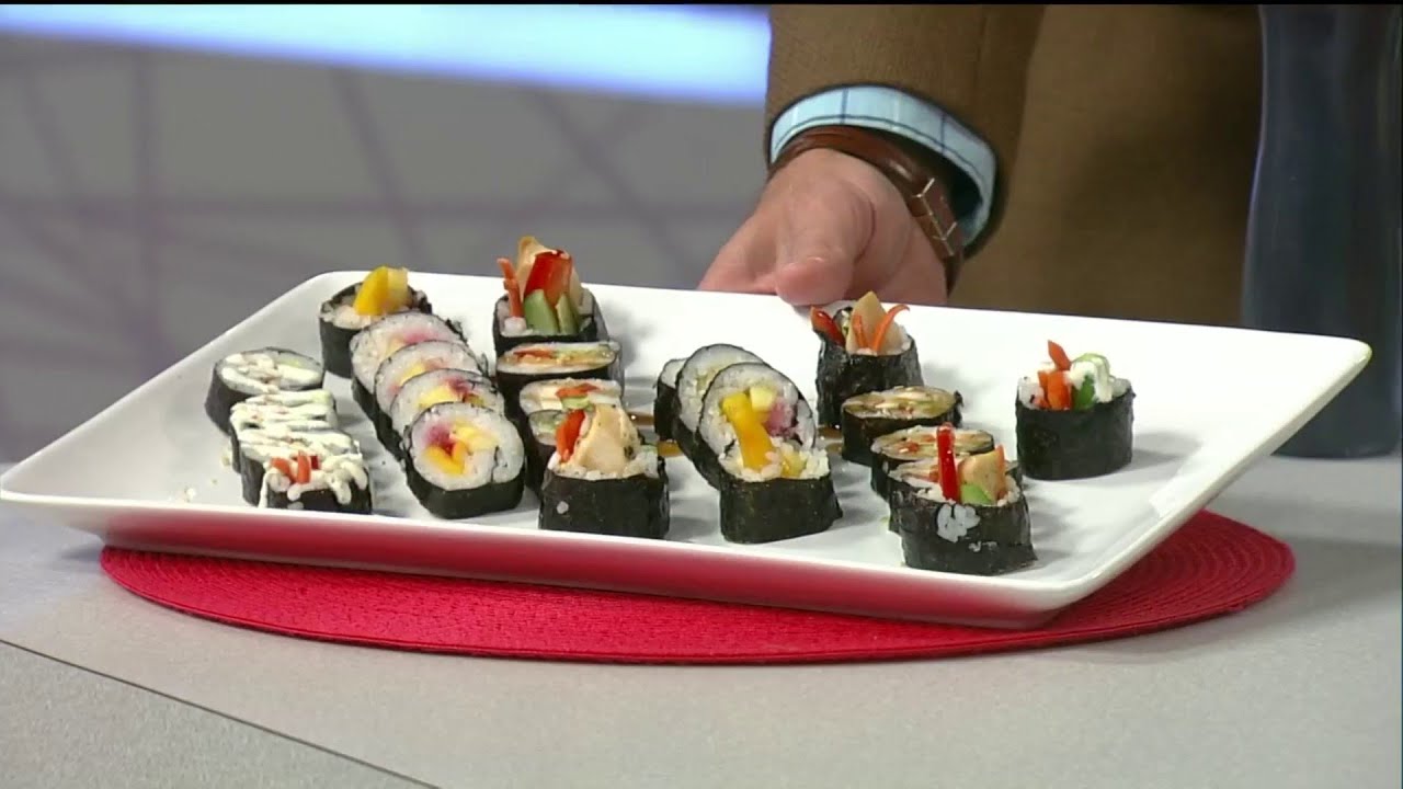 Kid-Approved Sushi Hand Rolls - YouTube