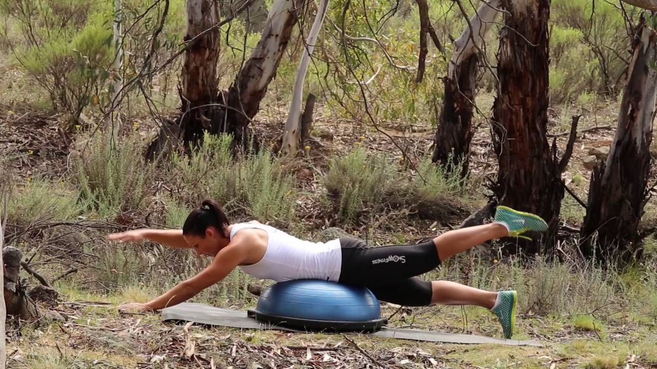 Snowboard & Skiing Exercises - Intro to The Bosu Ball | Snow Fitness ...