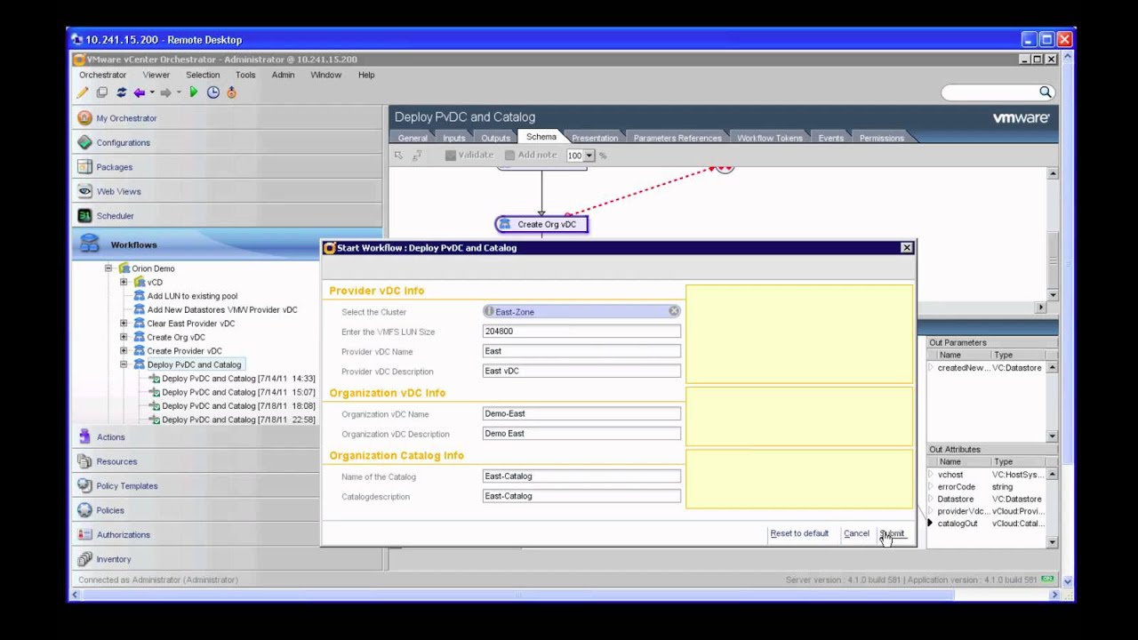 EMC Project Orion (RESTful common API) prototype - YouTube