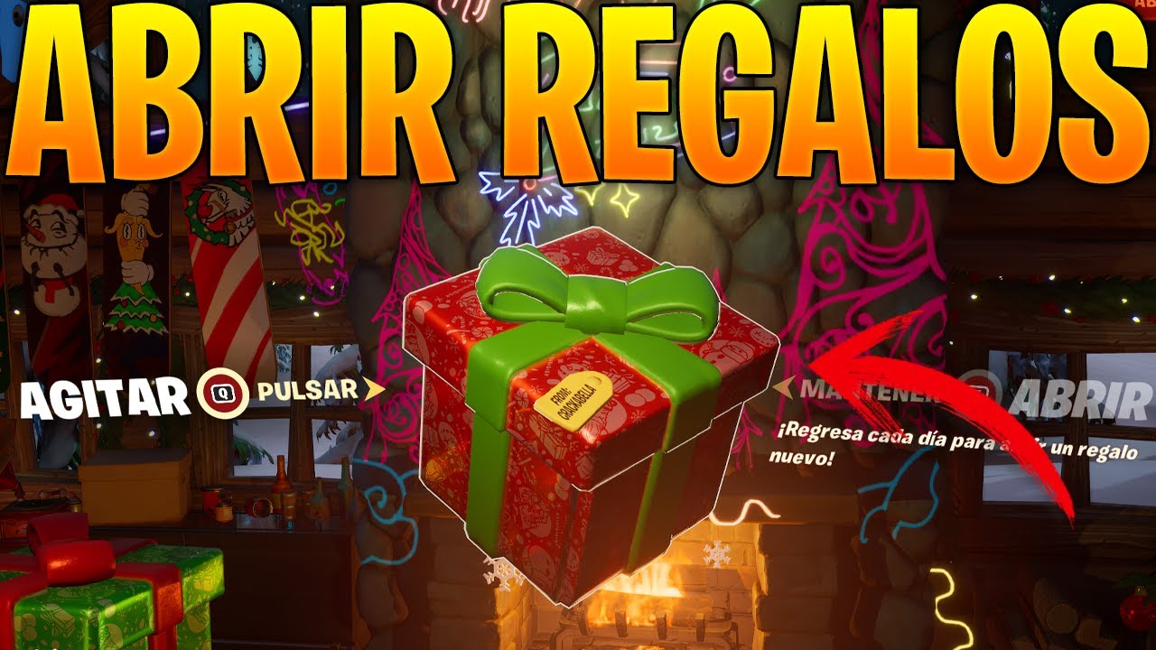 COMO ABRIR LOS REGALOS DE NAVIDAD EN FORTNITE CAPITULO 4 TEMPORADA 1 ...