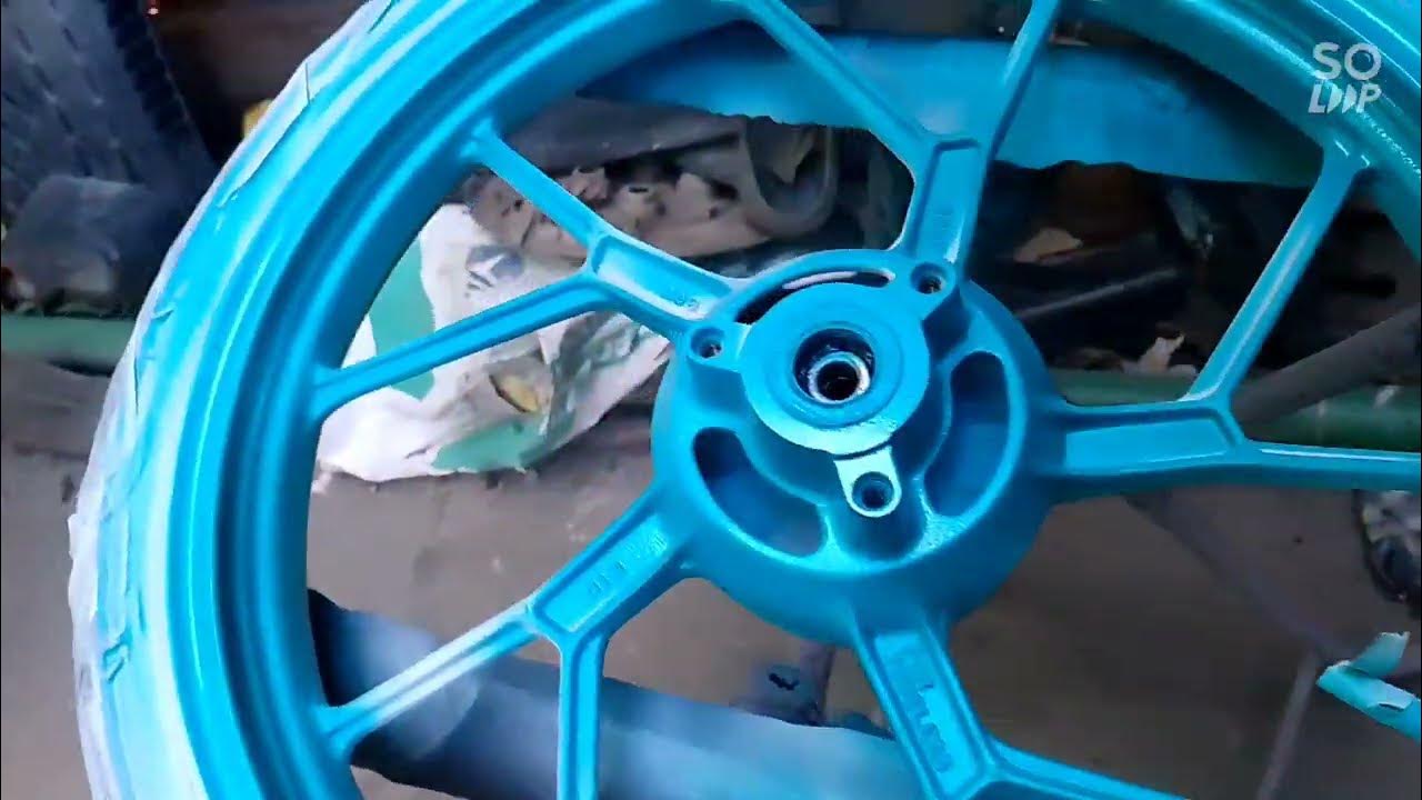 Turkish Green Mags Raider 150 Quick Repaint Done 2Hours - YouTube