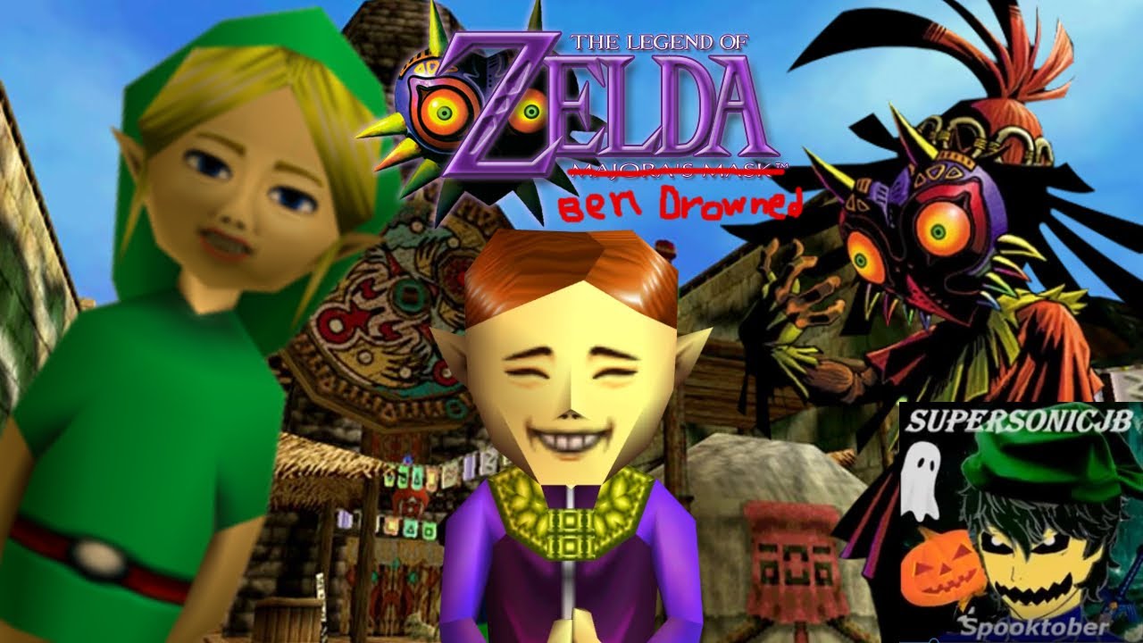 Majora's Mask Ben Drowned Creepypasta- A Cursed Zelda Game - YouTube