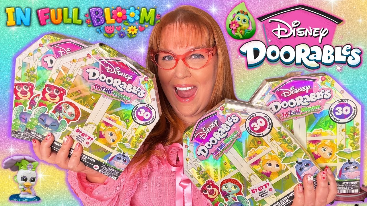 🌸 🌺 UNBOXING DISNEY DOORABLES IN FULL BLOOM! CODES!! 🌷🌻 - YouTube