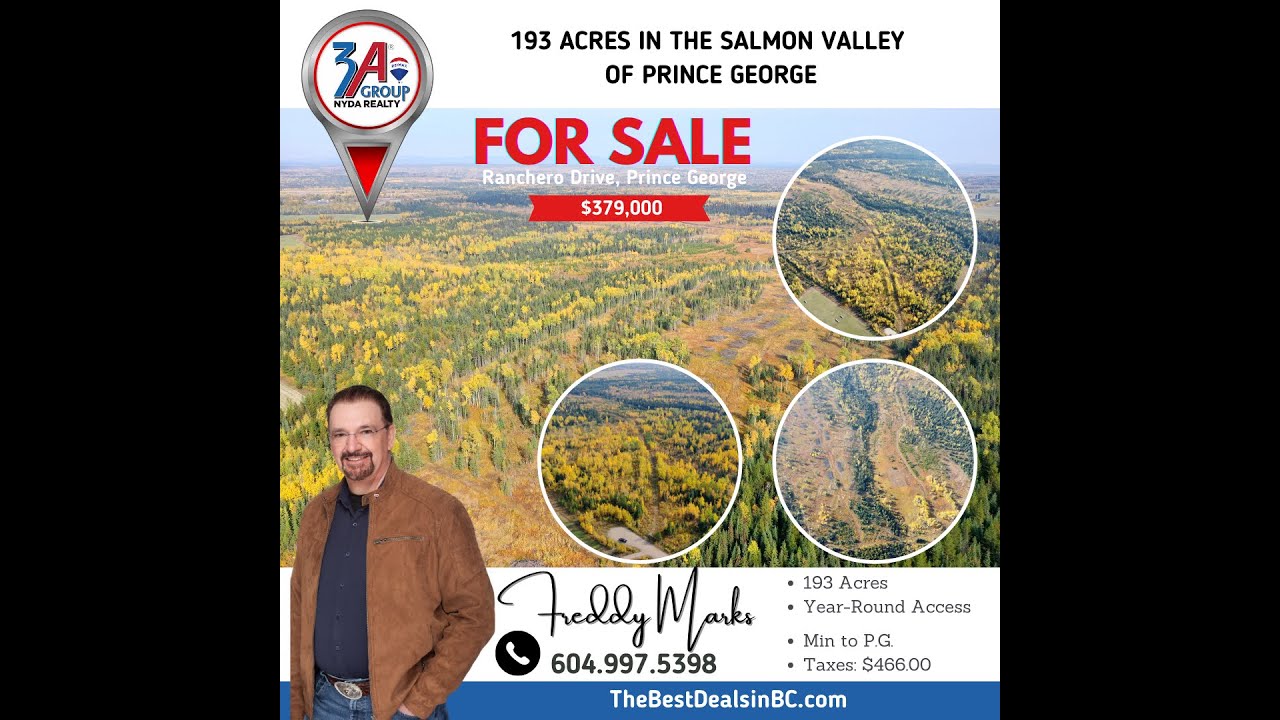193 Acres in the Salmon Valley of Prince George - YouTube