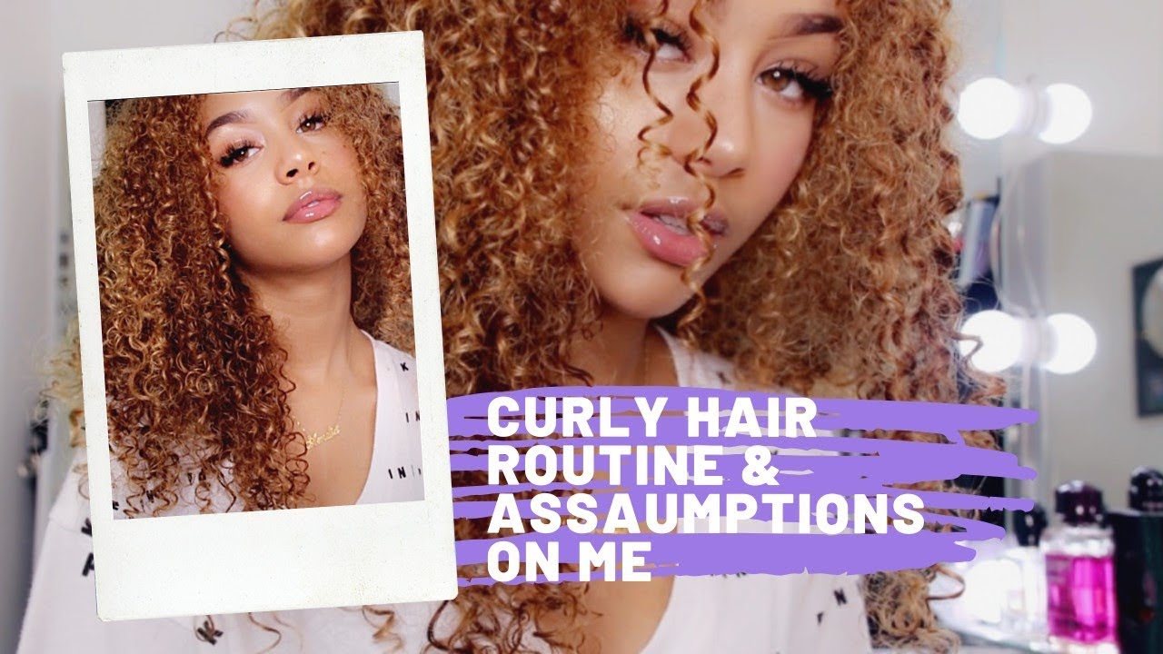 Curly Hair Routine & Assumptions On ME! | Amelia Monét - YouTube