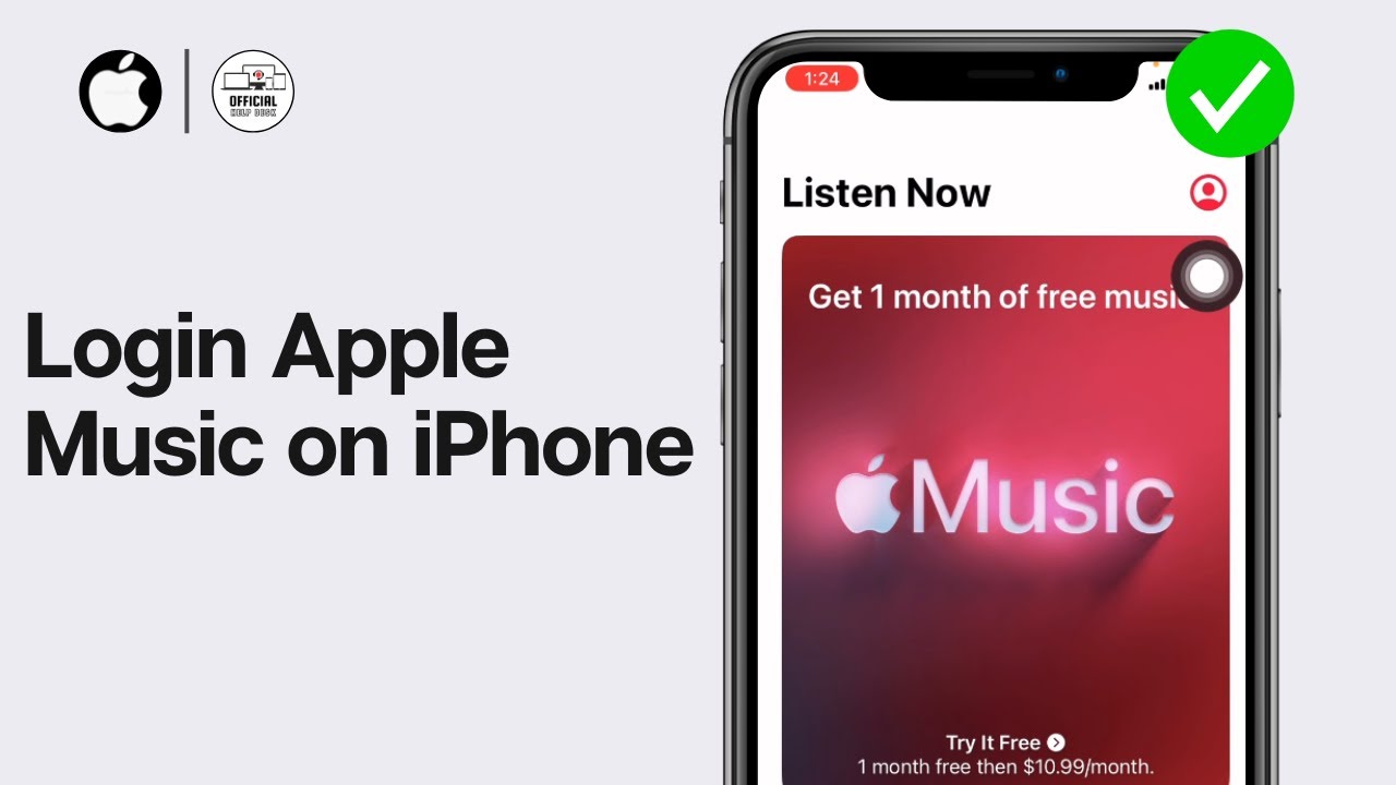 How to Login Apple Music on iPhone 2024 | Apple Music Login Guide - YouTube