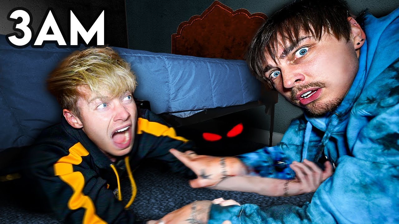 Trying 3AM Challenges In Our Haunted House - YouTube
