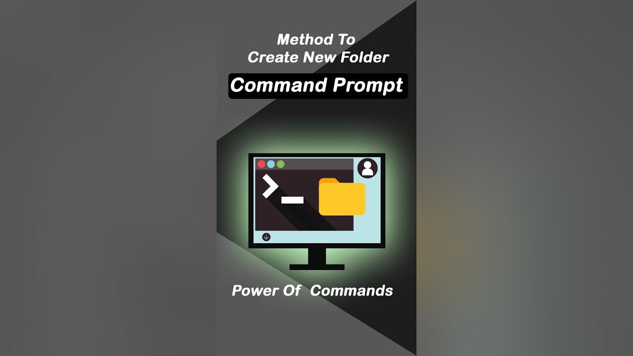 How to create Folder? ! How create folder by command Prompt? ! Folder kaise Banaye #file #folder ...