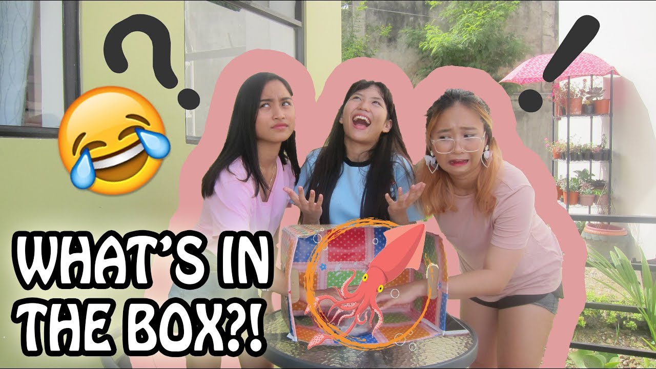 WHAT'S IN THE BOX CHALLENGE! ft. Angela Morales and Portia Canedo - YouTube