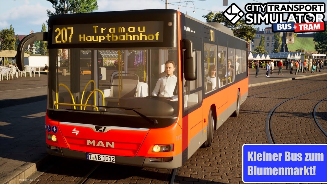 Mit dem kleinen MAN Bus zum Blumenmarkt! | MAN Lion ´s City A47 | City ...