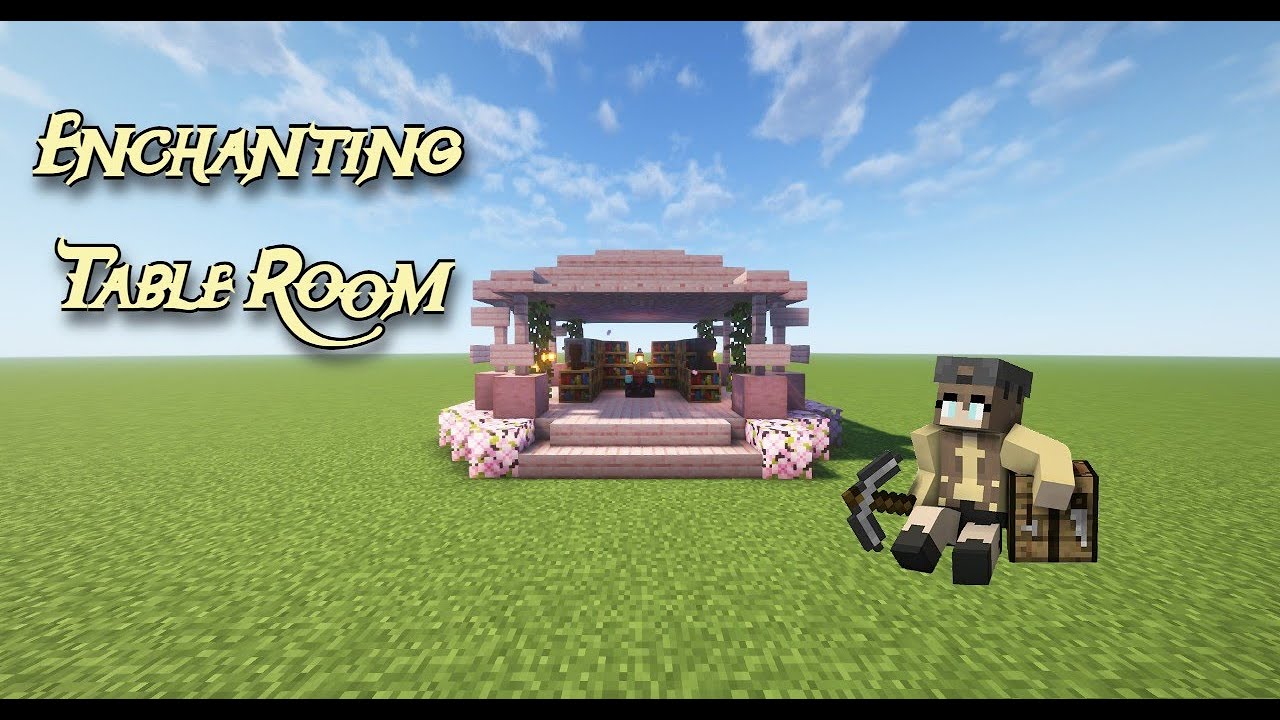 Enchanting Table Room Design #minecraft - YouTube
