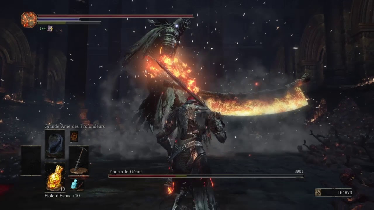 BOSS "YHORM LE GÉANT" / DARK SOULS 3 - YouTube