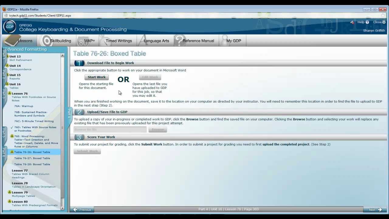 Table 76-26 in Word 2010 - YouTube