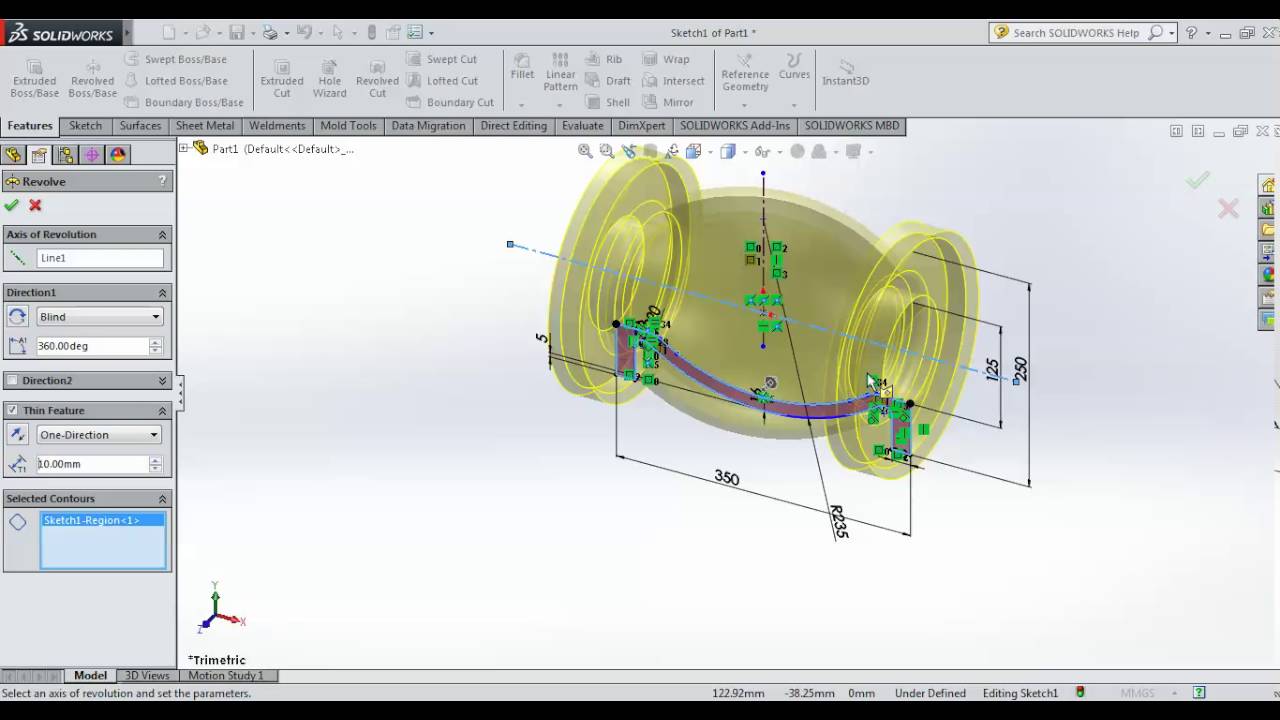 How to draw valve body - YouTube